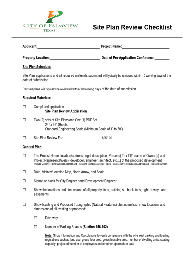 Site Plan Review Requirements Guide | PDF | Combined Sewer ...