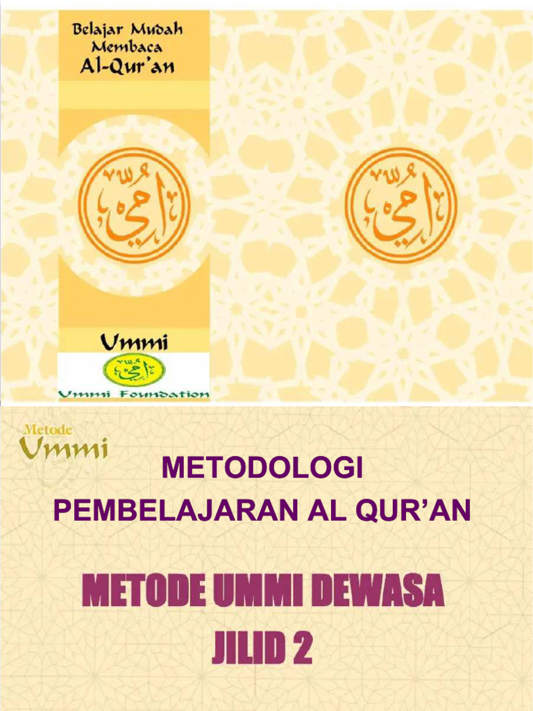 PDF Buku Metode Ummi Dewasa Jilid 2 - Compress | PDF