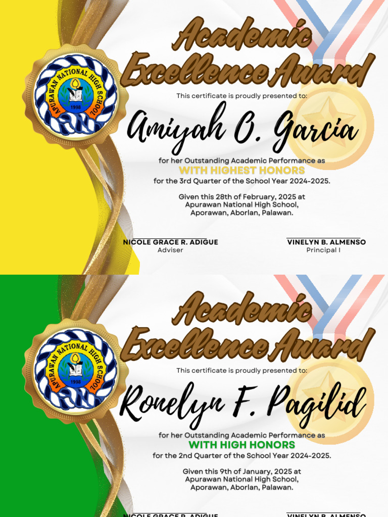 Gold and Black Modern Certficate - 2 | PDF