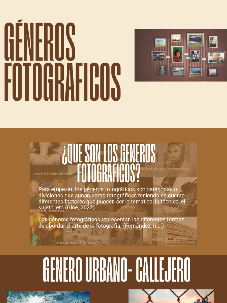 Presentación de Los Géneros Literarios Ilustrativo Marrón | PDF ...