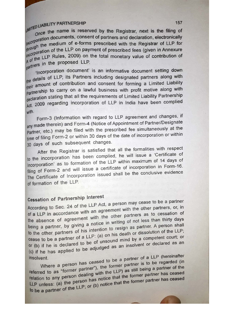 Full Notes On LLP - 4 | PDF