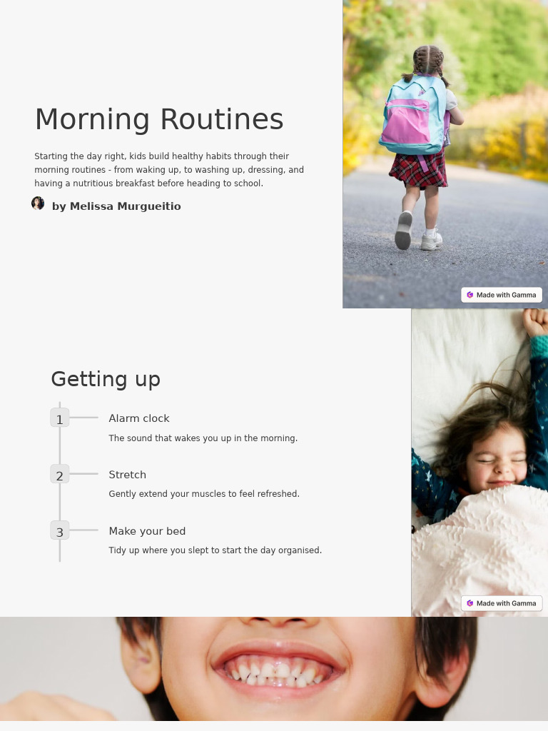 Morning Routines | PDF