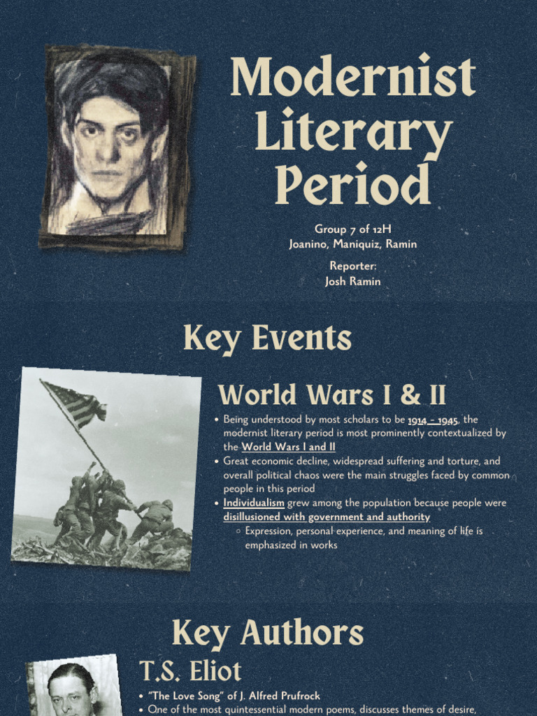 12H Group 7 - Modernist Literary Period Gallery Walk | PDF | Poetry ...