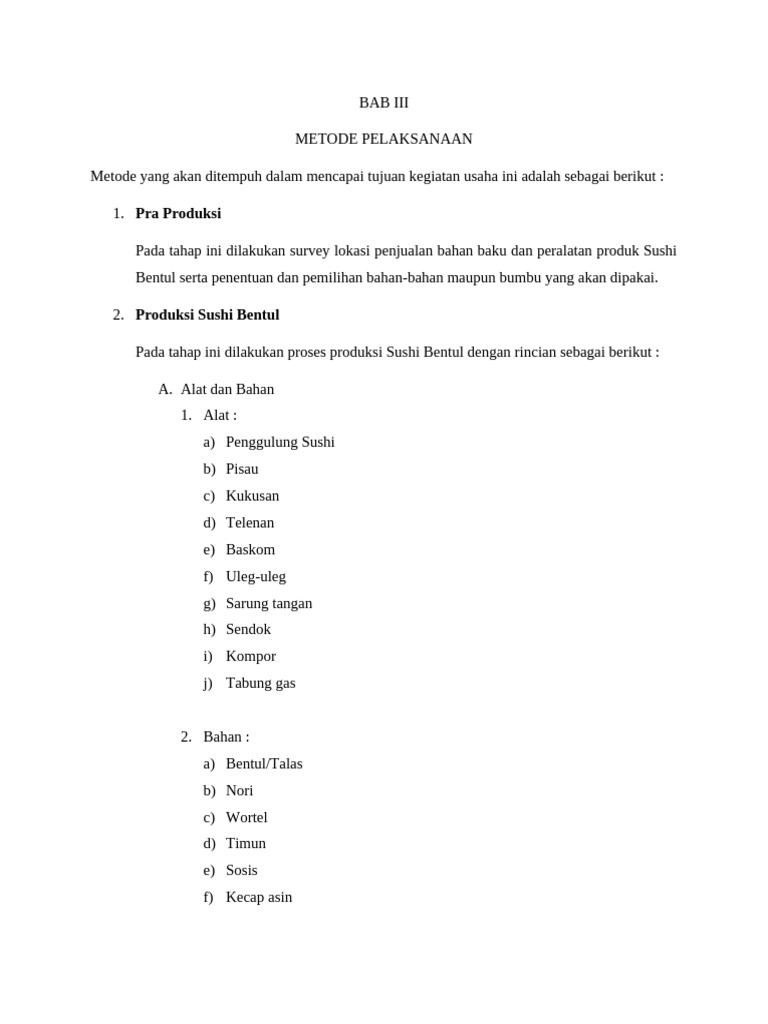 BAB III pkmk | PDF