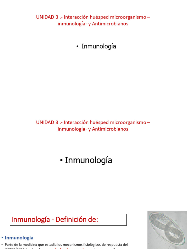7 MICRO INMUNOLOGIA 2-2024 | PDF | Sistema inmune | Inmunología