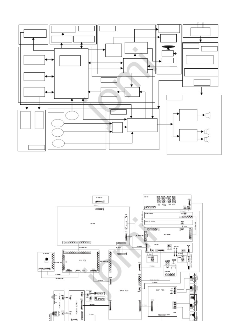 Block Diagram: CD Board | PDF | Manufactured Goods | Electronic Engineering