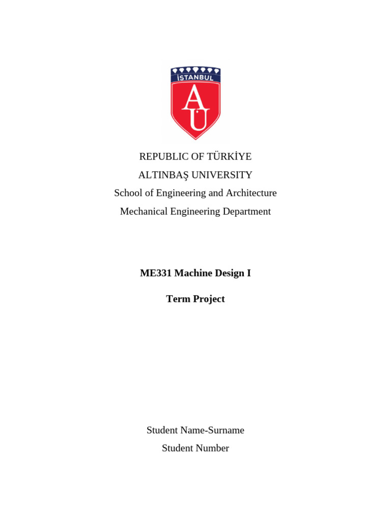 ME331 Project Template | PDF