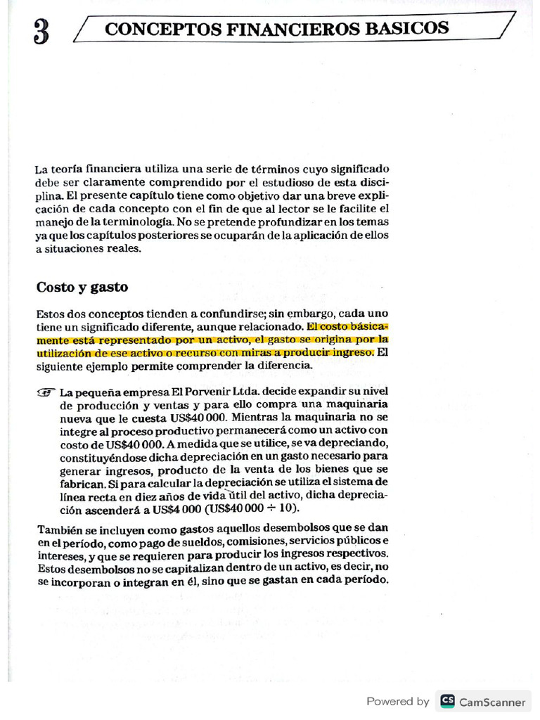 Capitulo 3 Conceptos Financieros Basicos | PDF