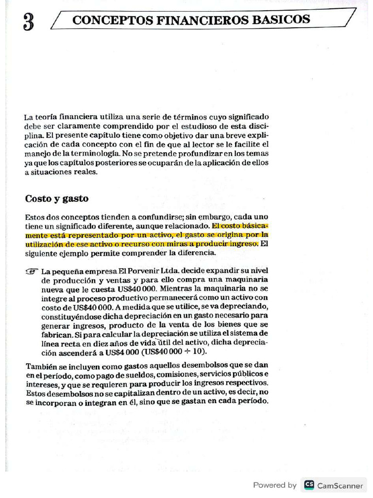 Capitulo 3 Conceptos Financieros Basicos Compressed | PDF