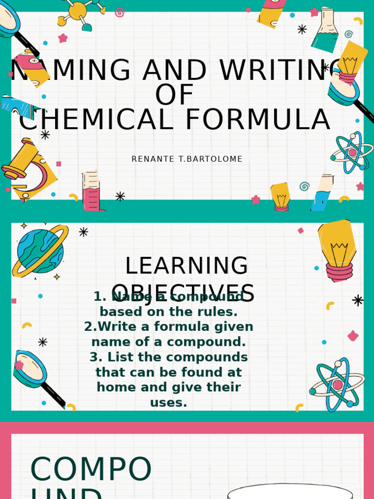 Naming and Writing of Chemical Formula - 20250115 - 203233 - 0000 | PDF ...