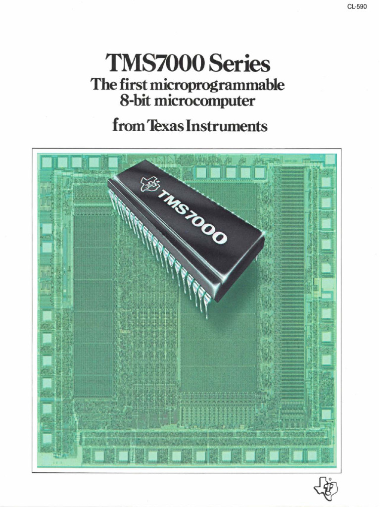 TMS7000 Series, 1980 | PDF | Integrated Circuit | Microcomputers