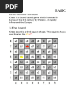 Chess Notation Sheet | PDF | Game Rules | Competitive Games