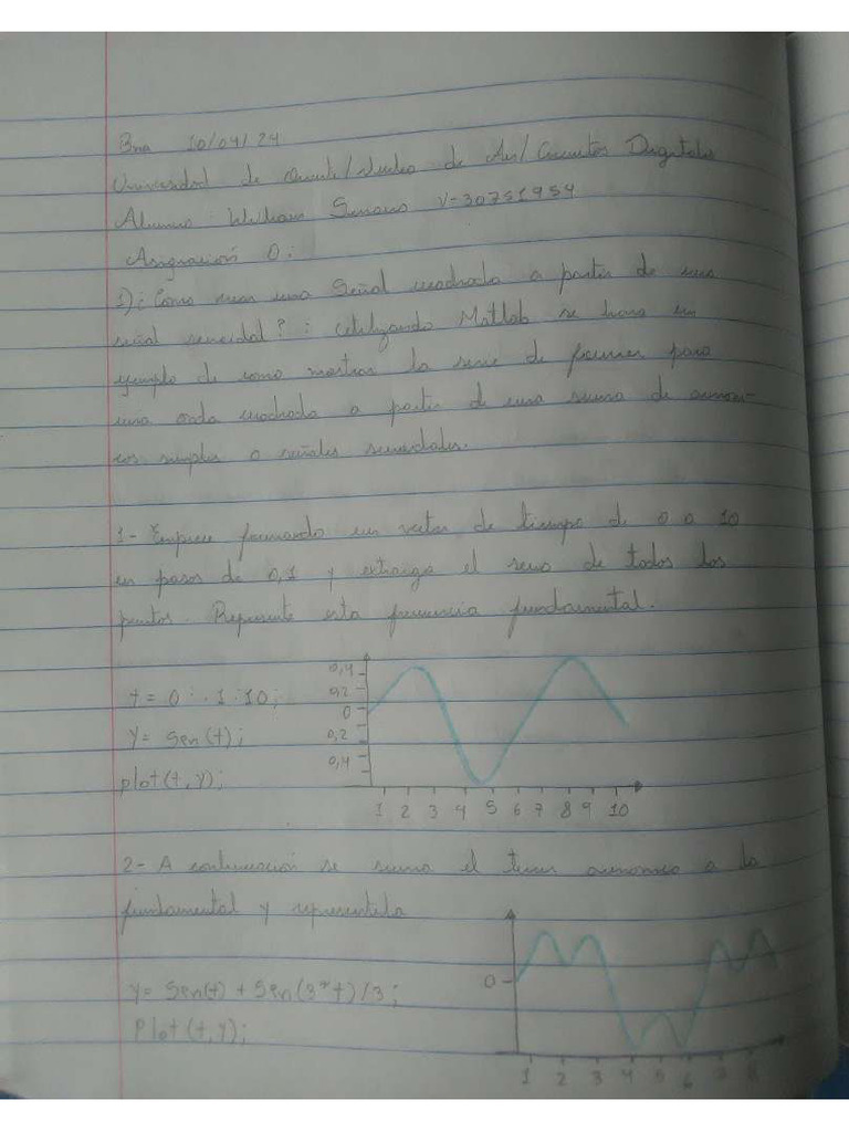 Asignación 0 de Circuitos Digitales, William Serrrano v-30751954 | PDF
