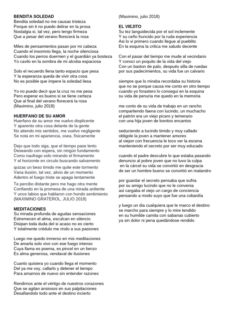 Reflexiones sobre la soledad y el amor | PDF | Conceptos psicologicos ...