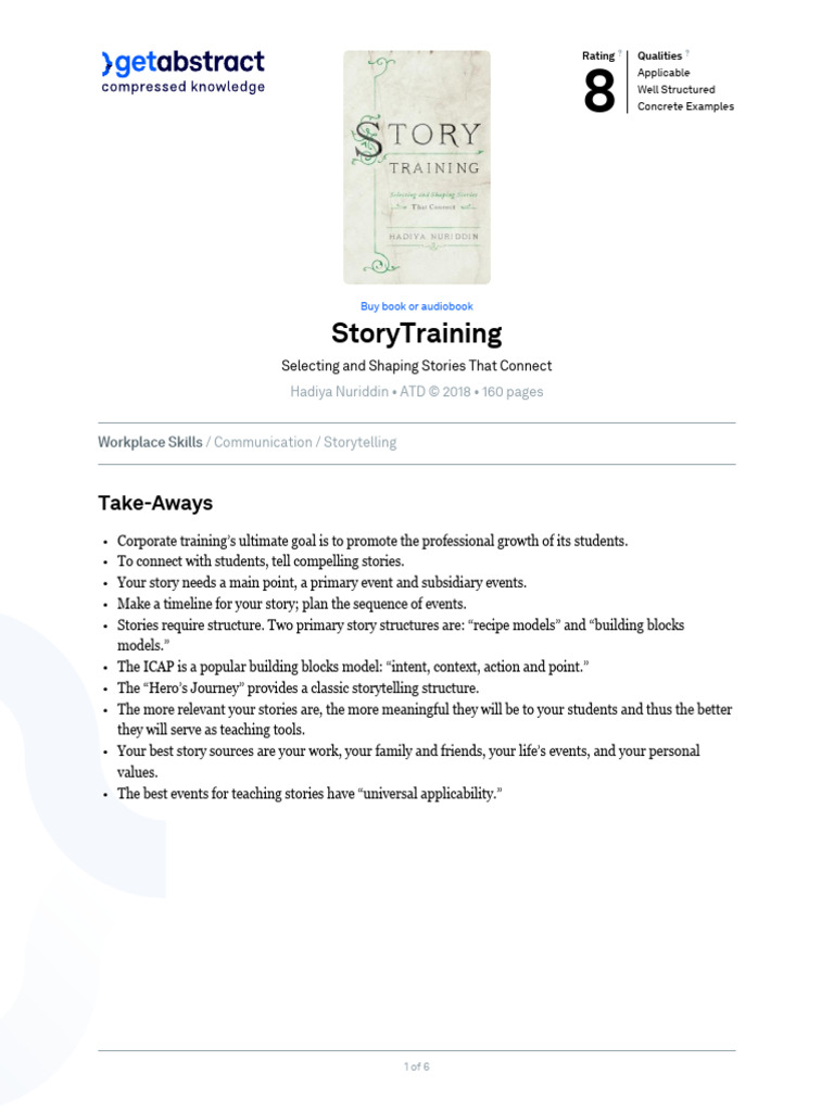 Storytraining Nuriddin en 33301 | PDF | Dorothy Gale | Storytelling