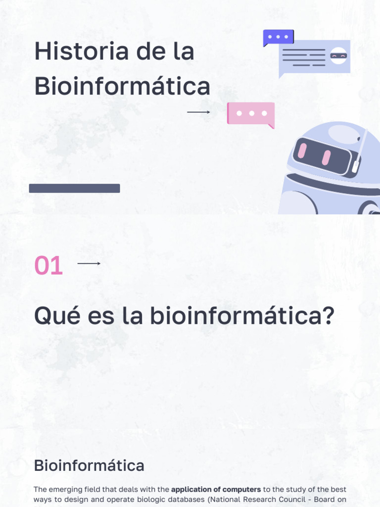 Historia BioInfo | PDF | Alineación de secuencia | Genoma