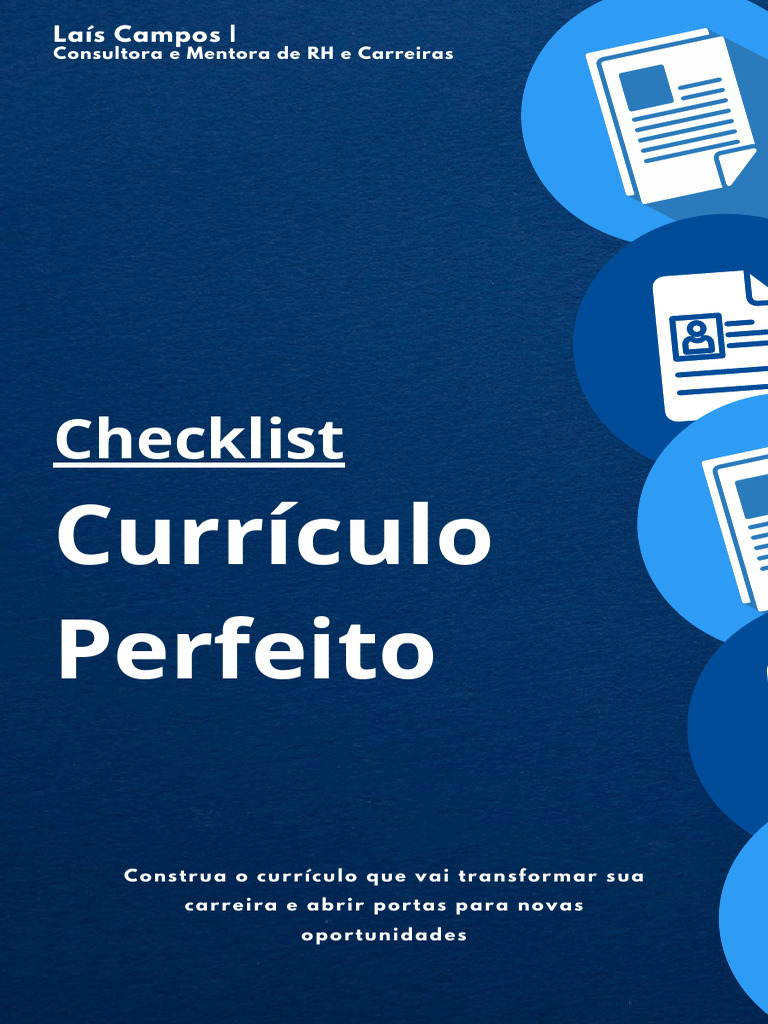 Check List Currículo Perfeito | PDF
