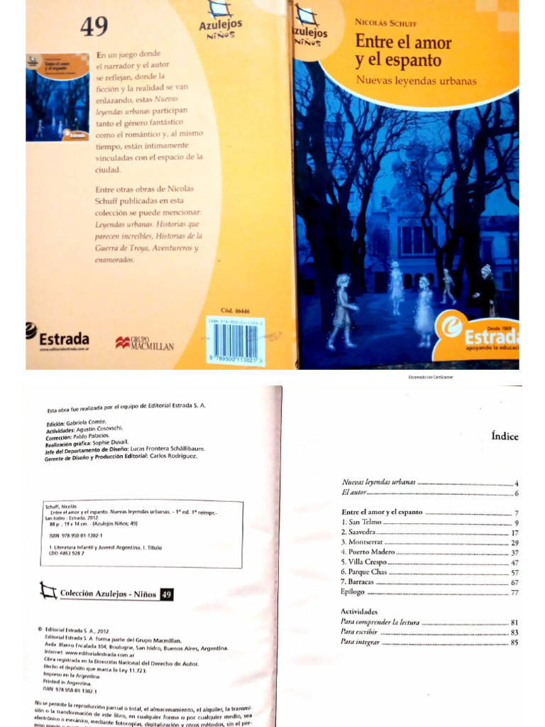 Schuff, Nicolás - Entre El Amor y El Espanto | PDF