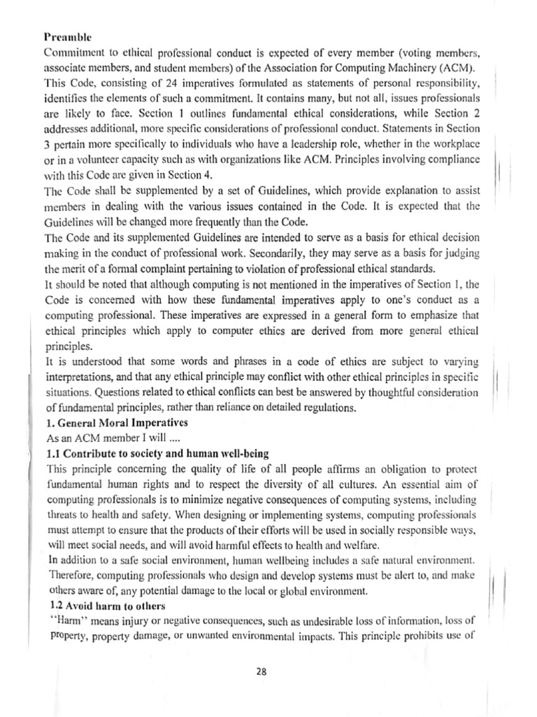 CMP 464 Computer Ethics | PDF