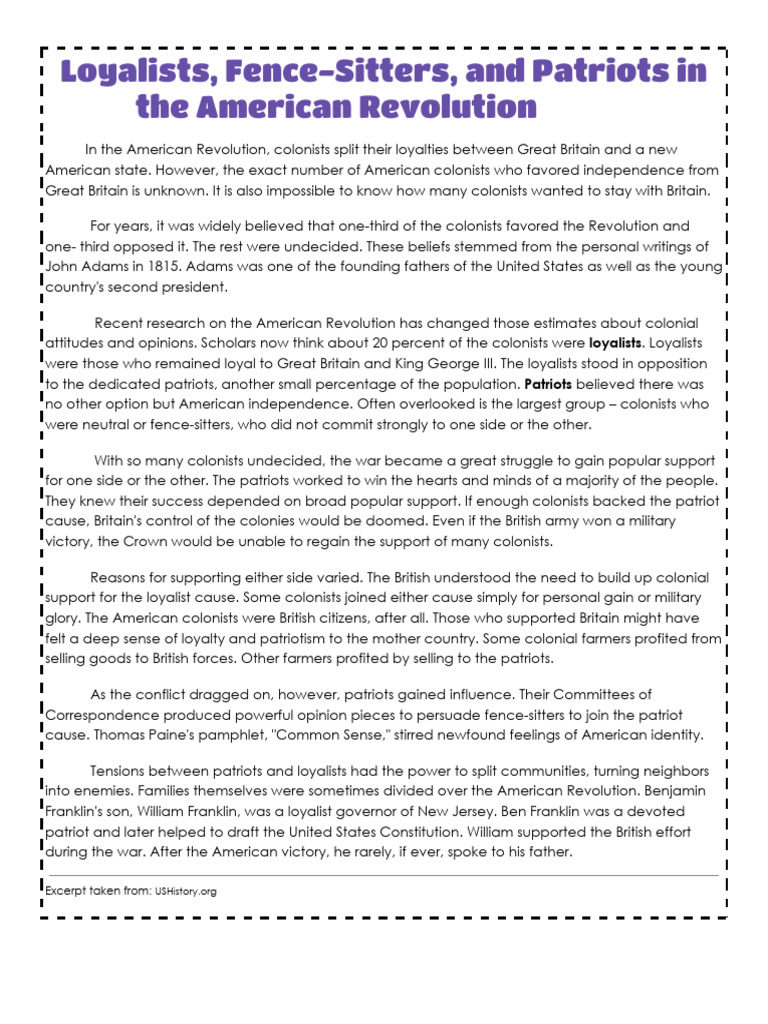 (Brisk 7) SOURCES - The Patriot Movement | PDF | Patriot (American ...