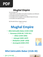 Mughal Emperors Family Tree Chart | PDF | Emperor | Monarchy