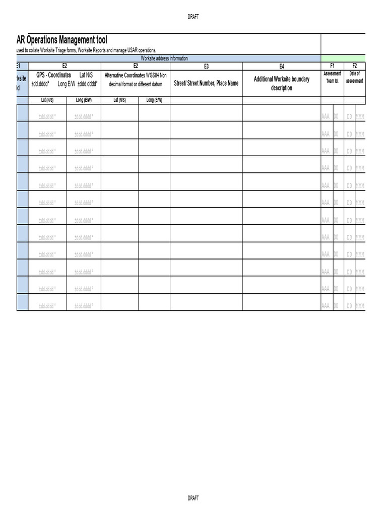 USAR_Operations_Management_Tool | PDF