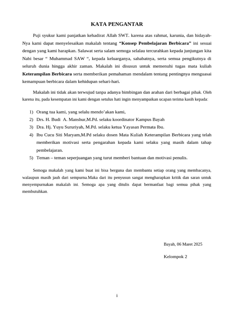 KATA PENGANTAR | PDF