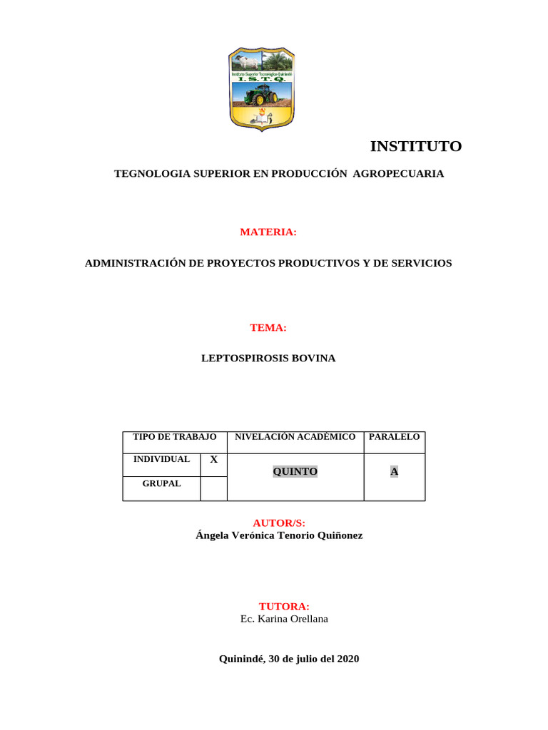 Enfermedad Vovina | PDF | Microbiología | Ciencias de la Salud