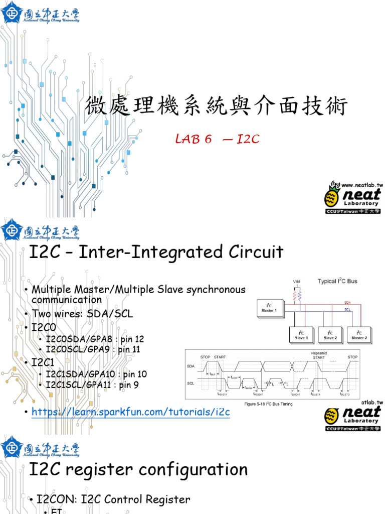 LAB6-I2C_2023 | PDF | Data Transmission | Internet Protocols