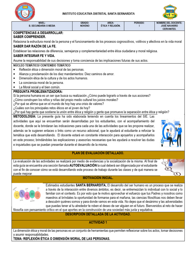 Ética y Religión: Unión o Separación | PDF | Moralidad | Doctrina ...