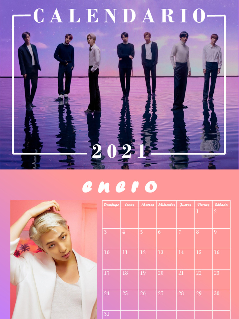 Calendario 2021: Mes a Mes | PDF | Calendario