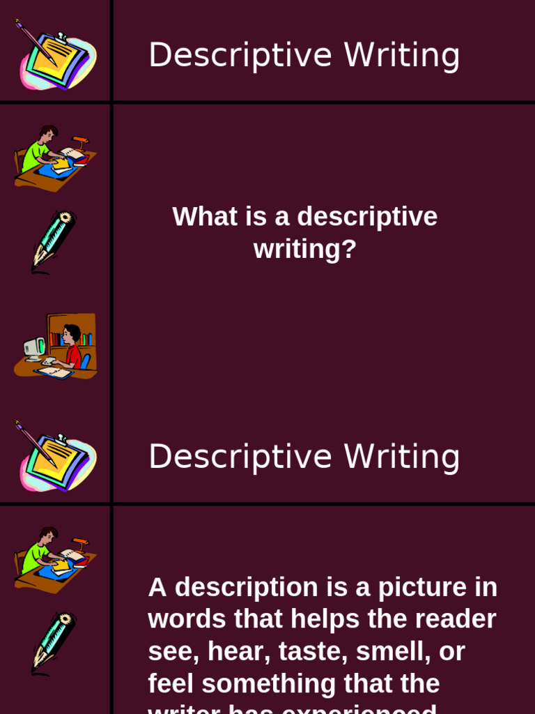Mastering Descriptive Writing Techniques | PDF