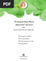 Miglyol 810 812 TDS | PDF | Cosmetics | Fatty Acid