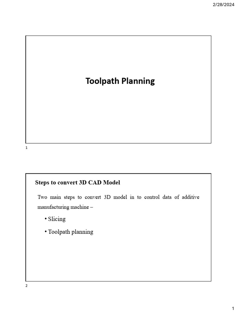Tool Path Planning | PDF | Area | Machine Tool