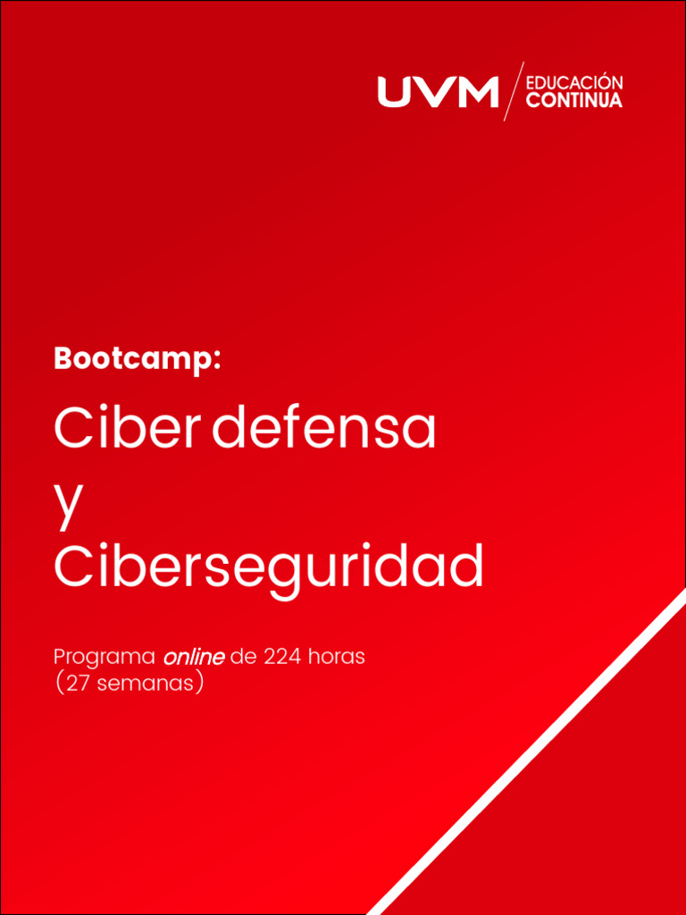 Bootcamp en Ciberdefensa y Ciberseguridad | PDF | La seguridad ...