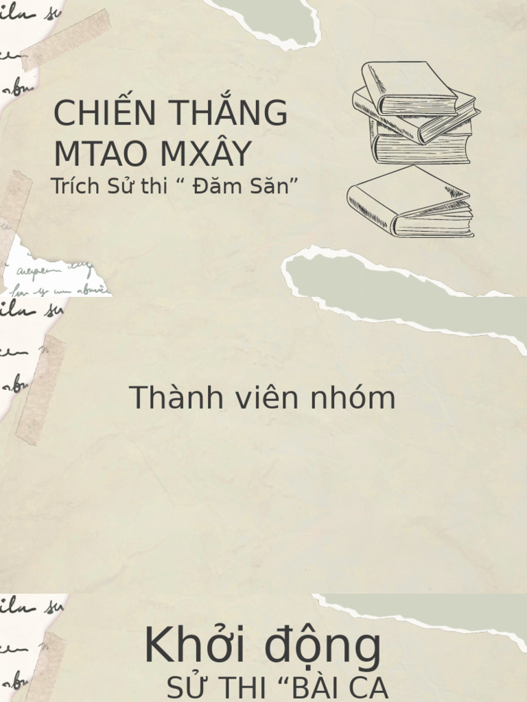Chiến Thắng Mtao Mxây | PDF