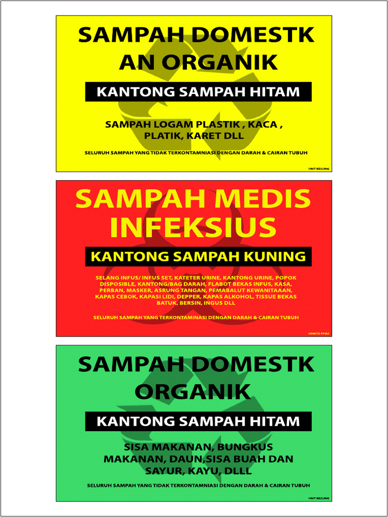Label Sampah | PDF