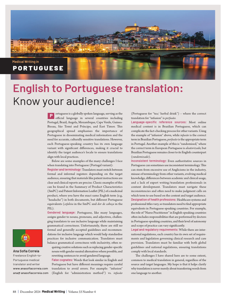 Portuguese | PDF | Portuguese Language | Translations