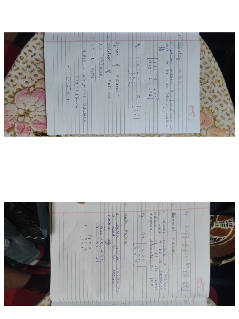 Types of Matrices | PDF