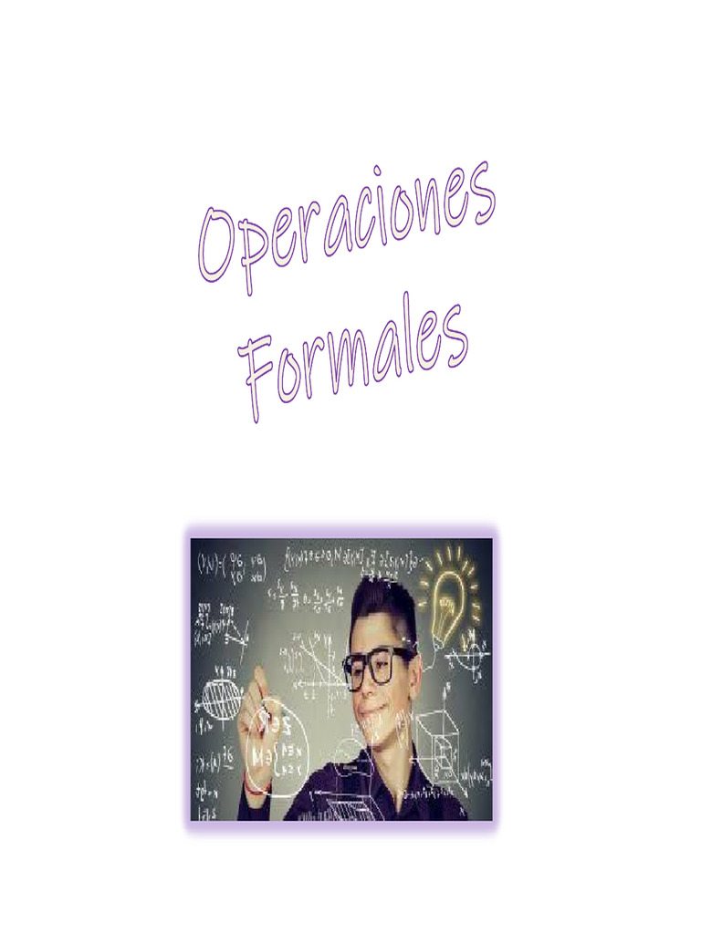 Operaciones Formales | PDF