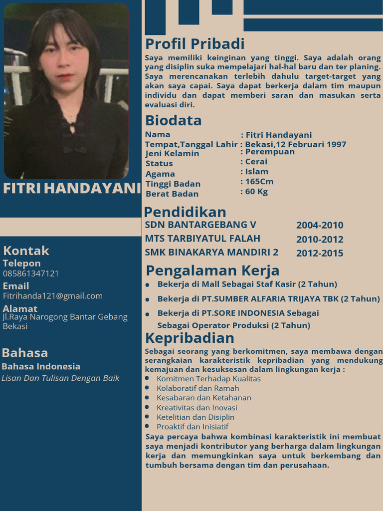 Berkas CV - 20250211 - 131506 - 0000 | PDF