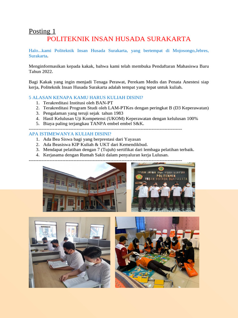 SPMB Polinsada | PDF