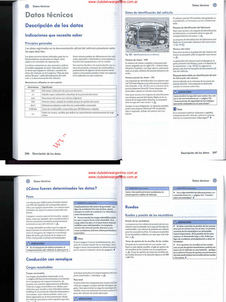 Datos Tecnicos | PDF