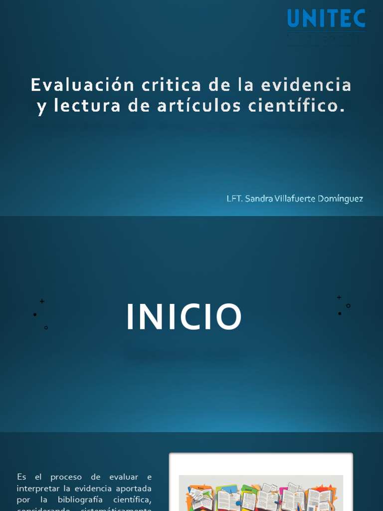 Evaluación Critica de La Evidencia y Lectura FEC | PDF
