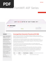 Fortigate Fortiwifi 60f Series | PDF | Computer Network | Security