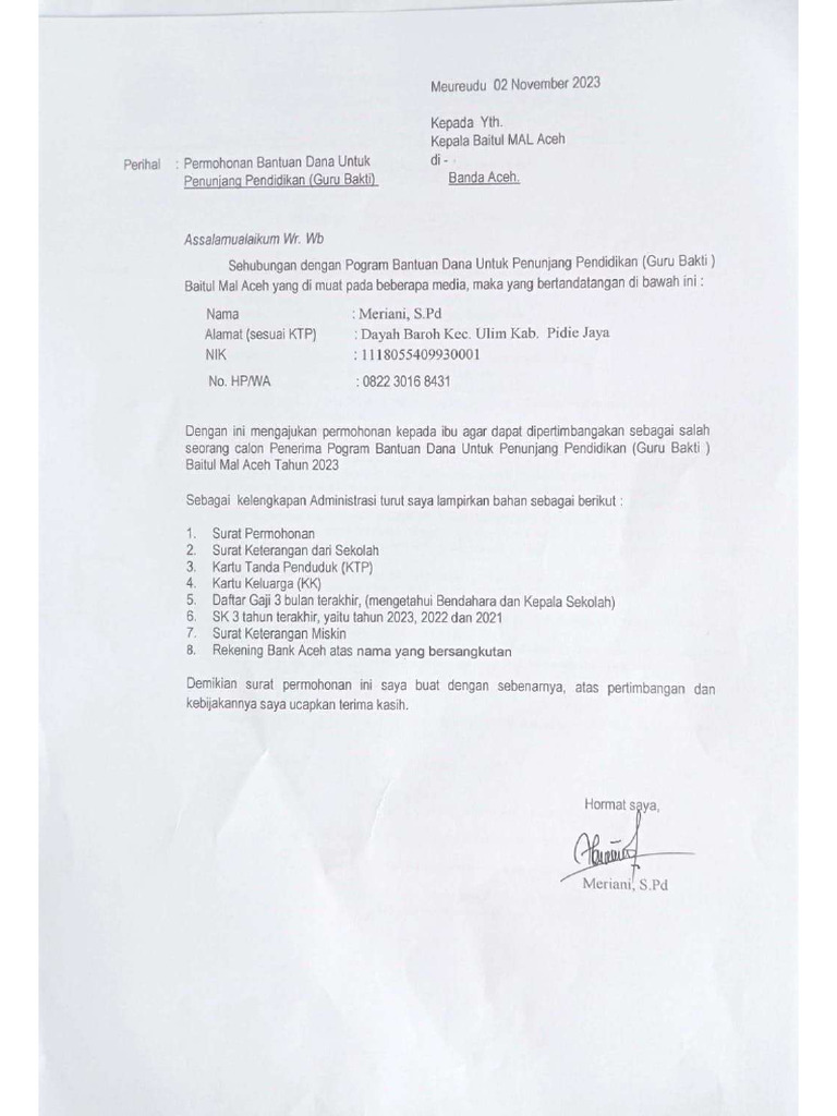 File Meriani Baitulmal | PDF