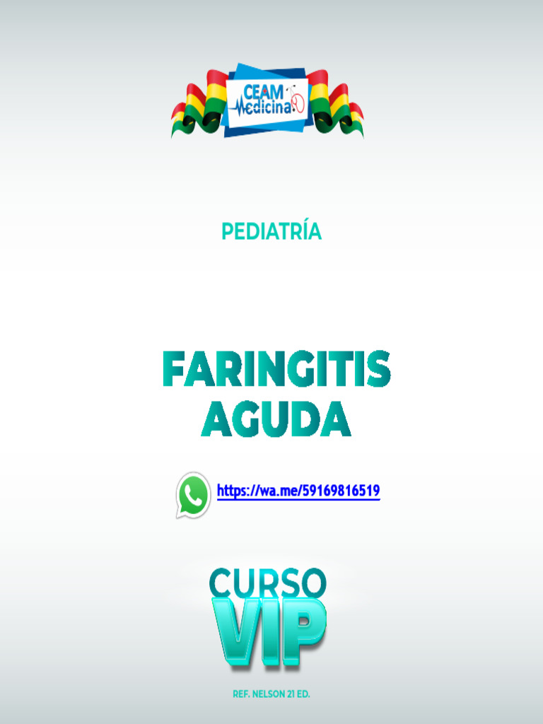 Cap 409 Faringitis Aguda | PDF | Especialidades Medicas | Enfermedades ...