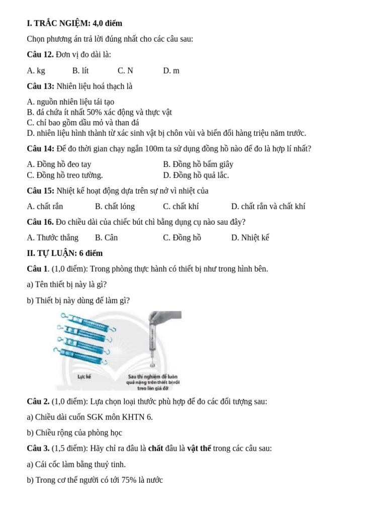 Ôn Thi Gi A HK1 | PDF