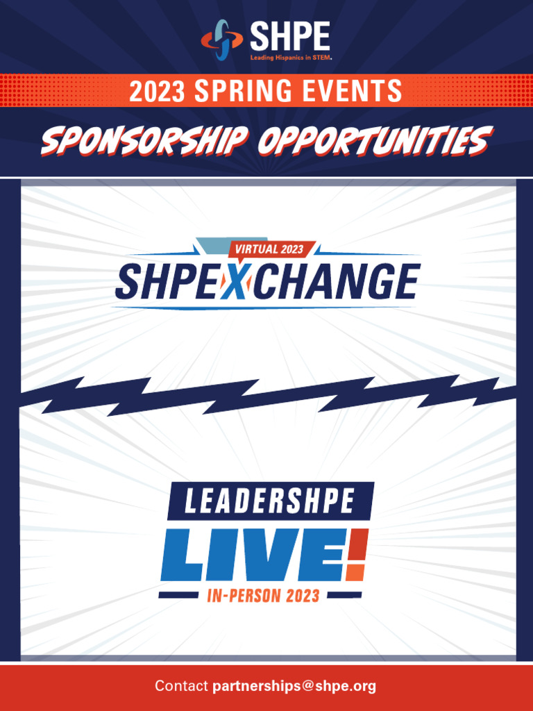 SHPE Spring Conferences 2023 - Sponsorship Prospectus - 02142023 | PDF ...