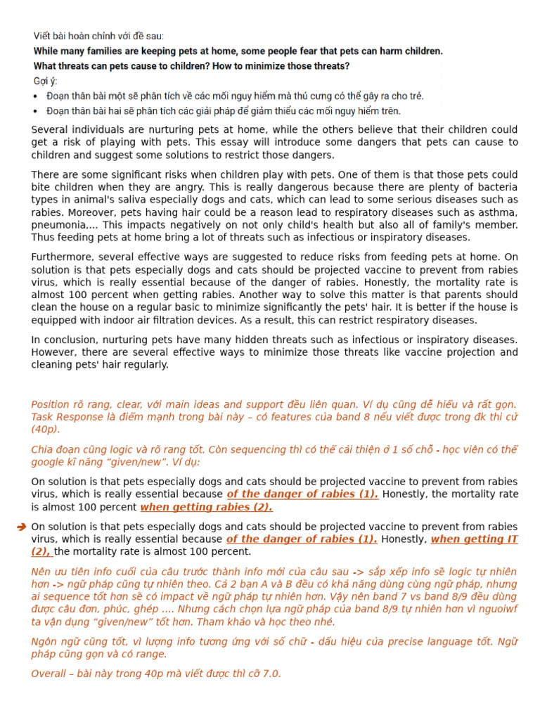 WRITING - Nguyễn Thái Duy Châu | PDF